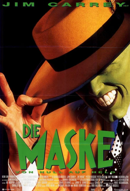 DIE MASKE ORIGINAL A1 Kinoplakat Jim Carrey / Cameron Diaz / Peter ...
