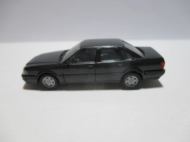 HERPA MODELLAUTO PKW Limousine V 8 Audi V8 schwarz metallic H0 1/87 ...