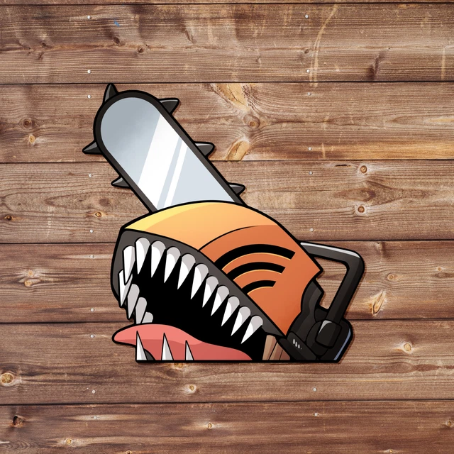 CUSTOM CHAINSAW MAN Fanart Peeker Anime Car Stickers and JDM Decals EUR ...