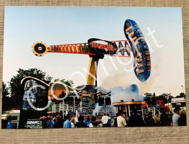 RETRO XXL FOTO Karussell RANGER Lindig Huss 1999 - Kirmes Fahrchip ...