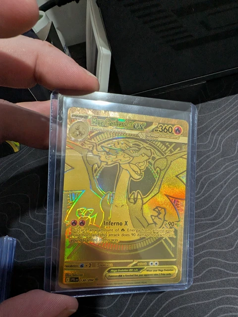 POKÉMON TCG PHANTASMAL Flames Mega Charizard X Ex 130/094 Mega Hyper ...