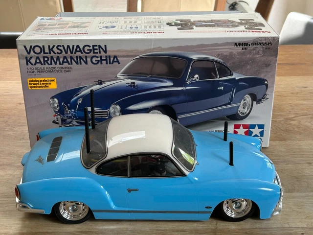 TAMIYA M06 CHASSIS Karmann Ghia 58677 Used VGC Working Model 1:10 Scale ...