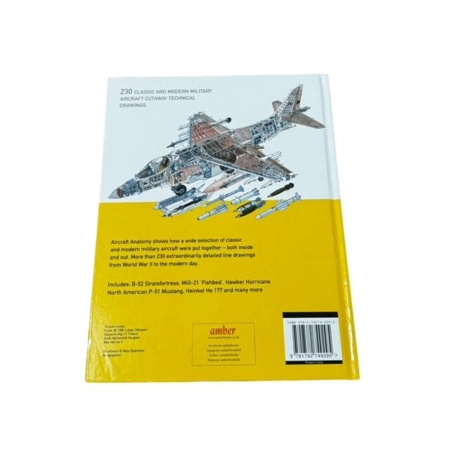 AIRCRAFT ANATOMY A Technical Guide To Military Aircraft Hard Cover Book ...