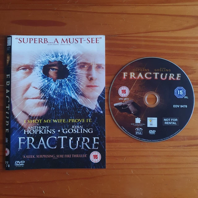 FRACTURE DVD ANTHONY Hopkins Ryan Gosling *DISC ONLY* EUR 3,12 ...