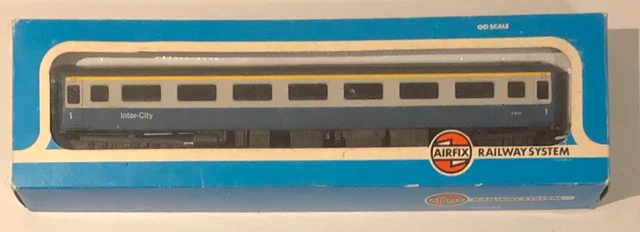 AIRFIX 1ST CLASS Inter-City open coach MK2 BR blue livery 54201-8 £10. ...