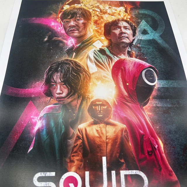 SQUID GAME SERIE Tv Netflix Poster 45X32Cm Locandina EUR 9,99 - PicClick IT