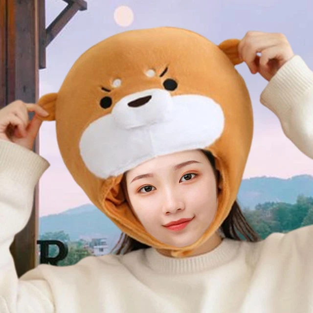 KAWAII PLUSH OTTER Cap Costume Headgear for Dress-up Event Party ...
