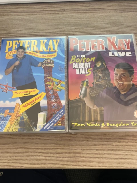 PETER KAY: LIVE Collection (Bolton Albert Hall & Top Of Tower) DVD New ...
