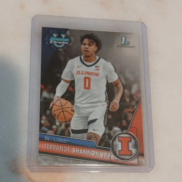 2023-24 BOWMAN UNIVERSITY Chrome 1ère Terrance Shannon Jr EUR 0,93 ...