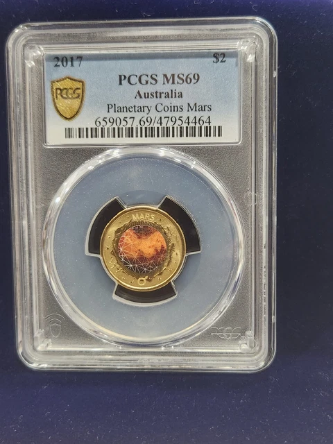 2017 $2 dollars Planetary Coin Mars PCGS MS69 $4,800.00 - PicClick AU