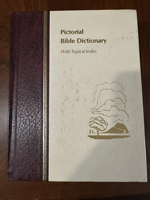 PICTORIAL BIBLE DICTIONARY with Topical Index Book Southwestern 1976 ...