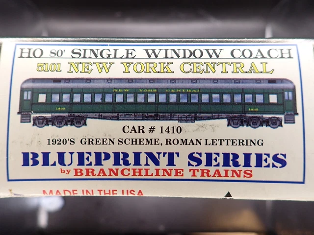 BRANCHLINE HEAVYWEIGHTS BLUEPRINT Series 5101 New York Central HO Kit ...
