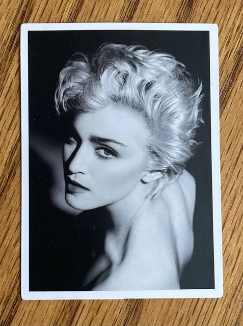 1989 “MADONNA” 80’S Exclusive Mini Sticker, Extremely RARE! B&W “Legend ...