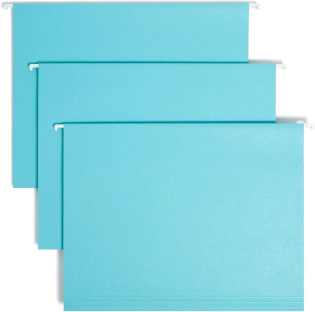AQUA HANGING FILE Folders - 11-Point Stock, Perfect for Home and Office ...