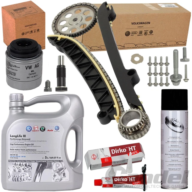 ORIGINAL VW KIT de Chaîne de Distribution 1.2 TSI pour Audi A1 A3 Beetle Polo 6R EUR 209,47 ...