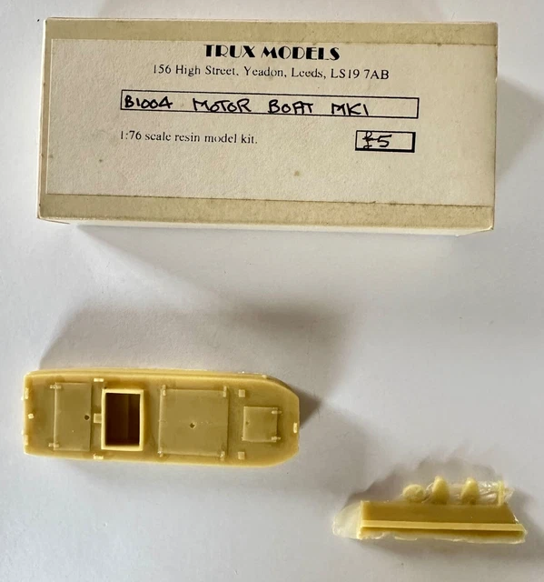 TRUX MODELS B1004 1:76, Motorboot MK 1 Resinmodell EUR 11,26 - PicClick DE