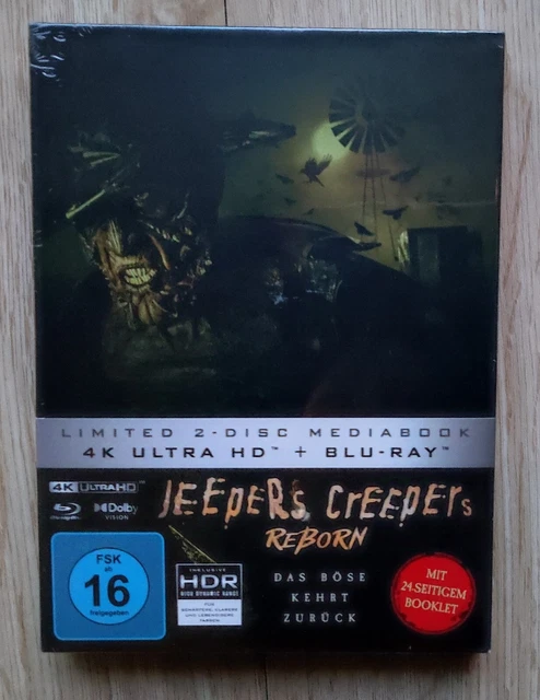 JEEPERS CREEPERS: REBORN (UNCUT) Limited Mediabook - Blu-Ray & 4K Ultra HD EUR 14,99 - PicClick DE