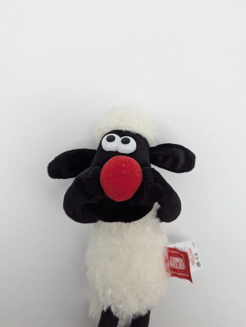 SHAUN THE SHEEP Comic Relief Plush Soft Toy Red Nose Day Aardman £19.99 ...