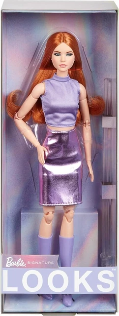 BARBIE SIGNATURE LOOKS Rousse Articulée Mattel HRM12 Fashion Collection ...