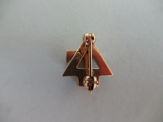 USA FRATERNITY PIN Gamma Delta. Made In Gold. 834 $154.31 - PicClick CA