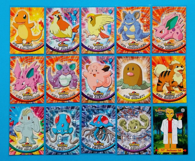 CARTE POKEMON TOPPS SERIE 1999 🇮🇹 tv animation edition-PRIMA EDIZIONE ...