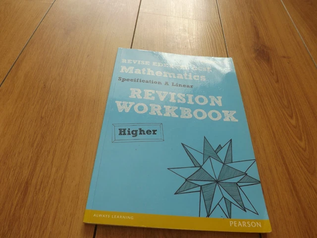 EDEXCEL GCSE MATHEMATICS Specification A Linear Higher Revision Workbook £3.00 - PicClick UK