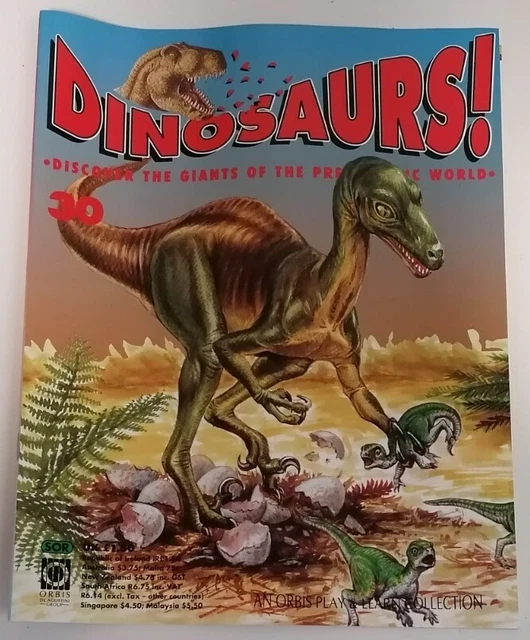 MAGAZINE - 1993 Dinosaurs! Magazine Issue #30 By Orbis Play & Learn ...