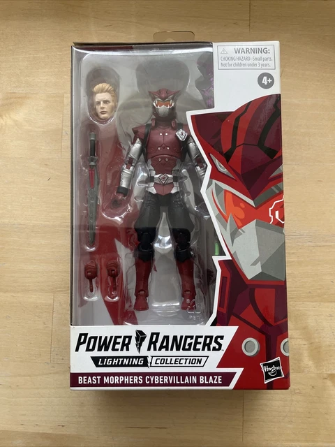 POWER RANGERS LIGHTNING Collection Beast Morphers Cybervillain Blaze 6 ...