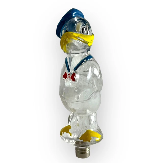 VTG 1950S DISNEY Donald Duck 4" Perfume Bottle French Figural Painted ...