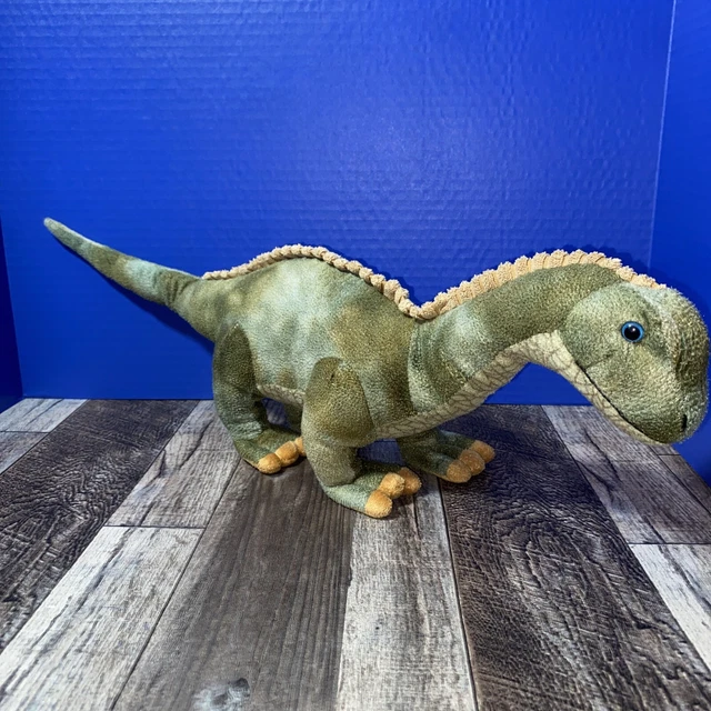 CUDDLE ZOO DINOSAUR Plush Apatosaurus Stuffed Animal Green Toy Vintage ...