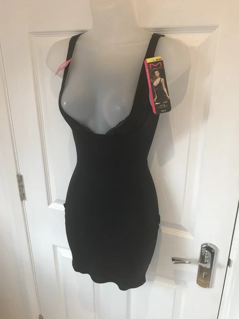 MAIDENFORM COMFORT DEVOTION WYOB Wear Your Own Bra Full Slip Black M UK ...