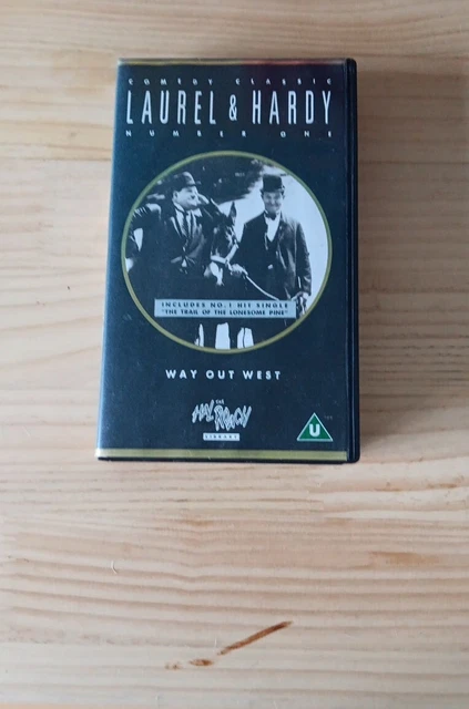 LAUREL AND HARDY Way Out West VHS Tape Comedy Classic Stan & Oliver ...