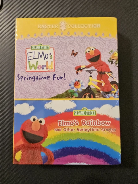 SESAME STREET ELMO'S World "Springtime Fun!" & Elmo's Rainbow 2 DVD's ...