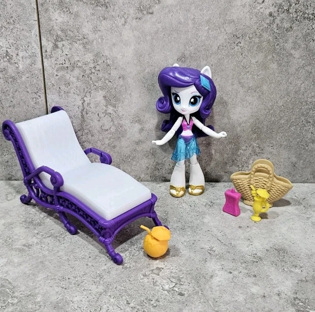 MY LITTLE PONY Equestria Girls Minis Rarity Beach Collection Lounge Set ...