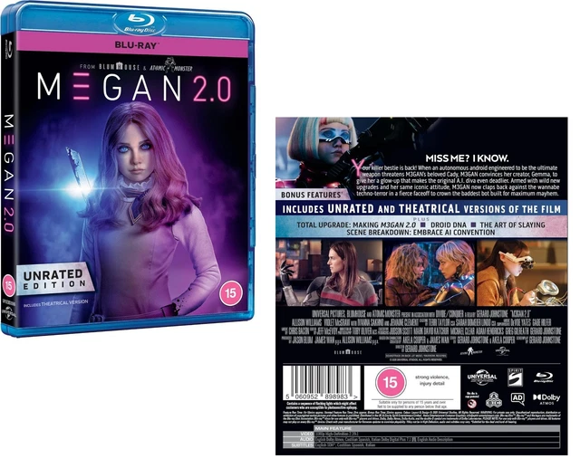 M3GAN 2.0 (2025): MEGAN 2, Action/Comedy/Horror Sequel NEW Eu 4K UHD ...