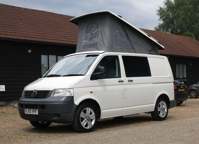 VOLKSWAGEN TRANSPORTER CAMPER T5 19 102Bhp Aircon Swb Kombi 6 Seater ...