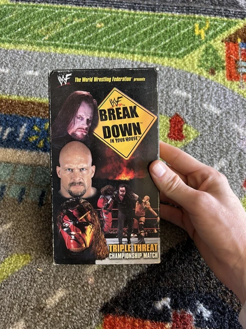 WWF BREAKDOWN IN Your House 1998 VHS Wrestling Stone Cold Undertaker ...