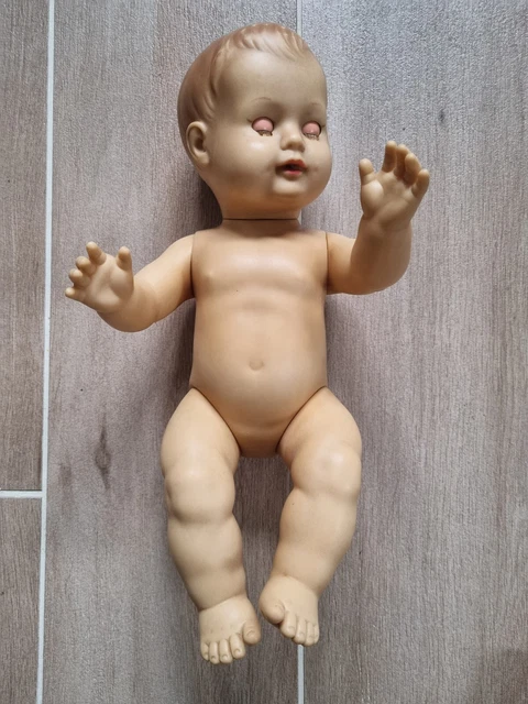 ORIGINAL SCHILDKRÖT TURTLE Mark vintage 60s baby girl doll + cry ...