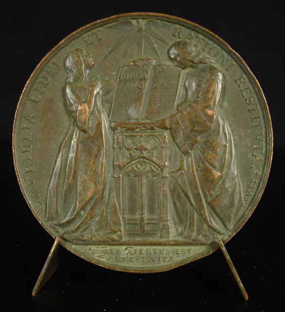 MÉDAILLE 1835 GENÈVE Suisse 300e Anniversaire Réformation sc Bovy ...