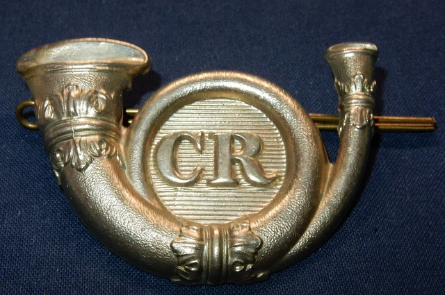 THE CARLOW RIFLES Irish Militia Regiment Military Cap Badge - Lugs ...