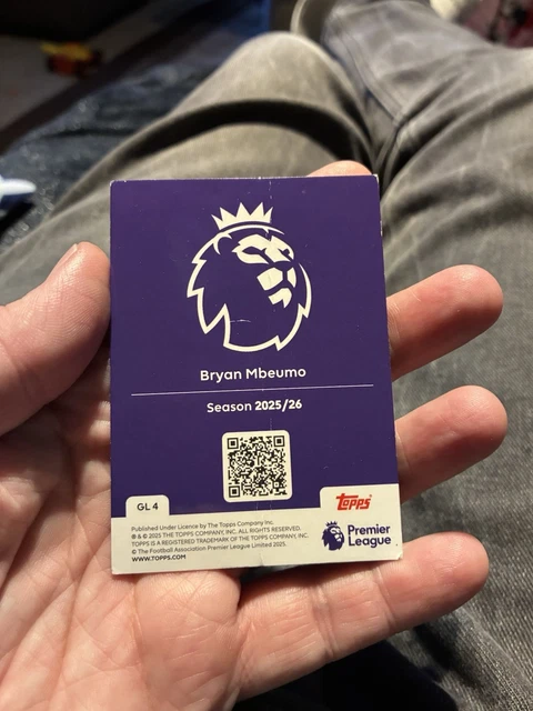 PREMIER LEAGUE 25/26 - Brentford - Bryan Mbeumo #GL4 Gold Lions ...