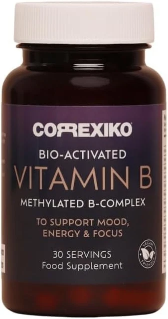 BIO-ACTIVATED VITAMIN B Complex - All 8 essential B Vitamins 30 ...