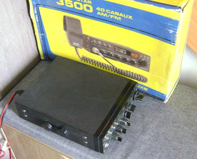 ANCIENNE CIBI CIBIE Radio Super Star 3500 40 Canaux En Boite Micro ...