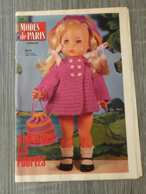 LIVRET VINTAGE POUR faire des vêtements de poupées MODES de PARiS - 1975 EUR 9,00 - PicClick FR