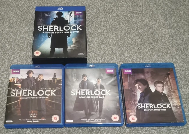 SHERLOCK BBC TV Show Complete Series 1-3 Blu-Ray 6-Disc Set Benedict ...