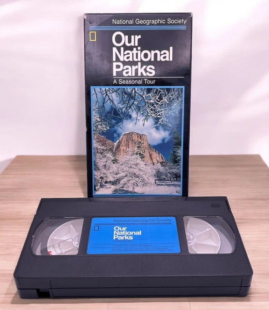 OUR NATIONAL PARKS A Seasonal Tour VHS National Geographic Society 1989 ...