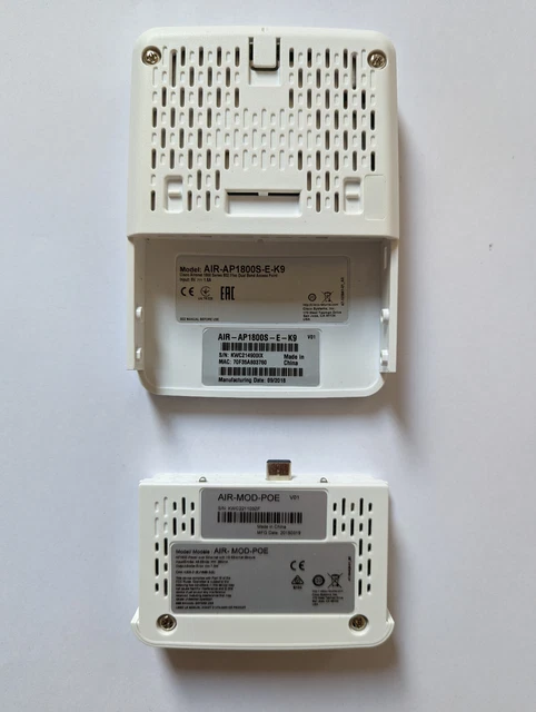 CISCO AP AIR-AP1800S-E-K9 Wi-Fi Monitoring sensor with POE Module (AIR ...