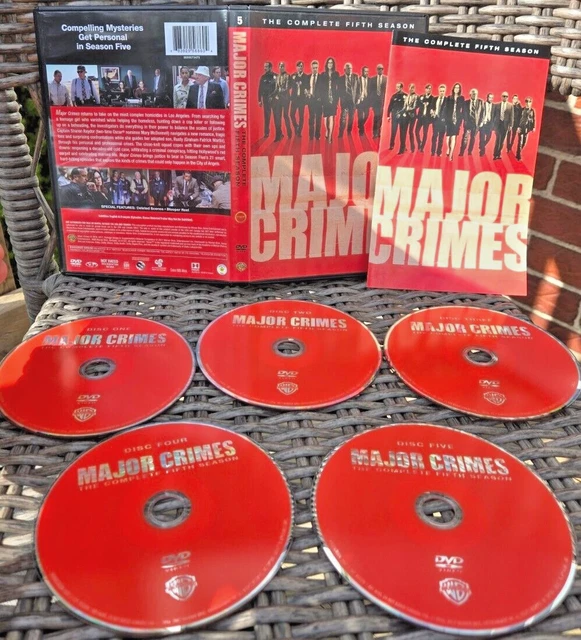 MAJOR CRIMES: THE Complete Fifth Season S5 [DVD] 5-disc Set TV Series ...