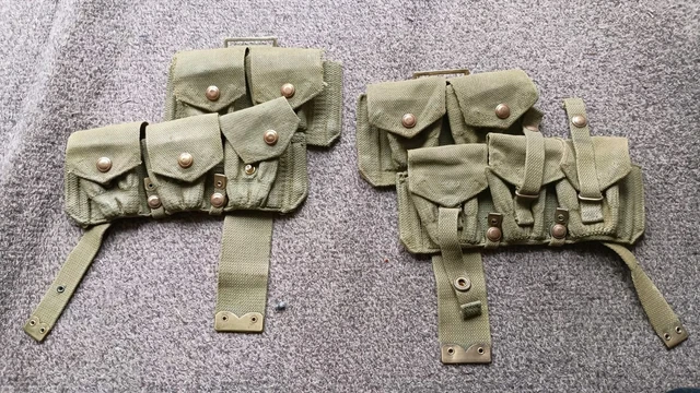 ORIGINAL 1908 PATTERN webbing Pouches £20.00 - PicClick UK
