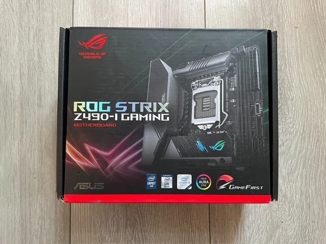 ASUS ROG STRIX Z490-I GAMING Socket LGA1200 DDR4 Mini-ITX Motherboard £ ...